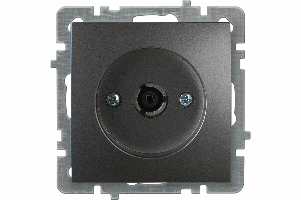 NILSON 1СП ТВ механизм розетки конечный антрацит Touran/Alegra metallic 24160433