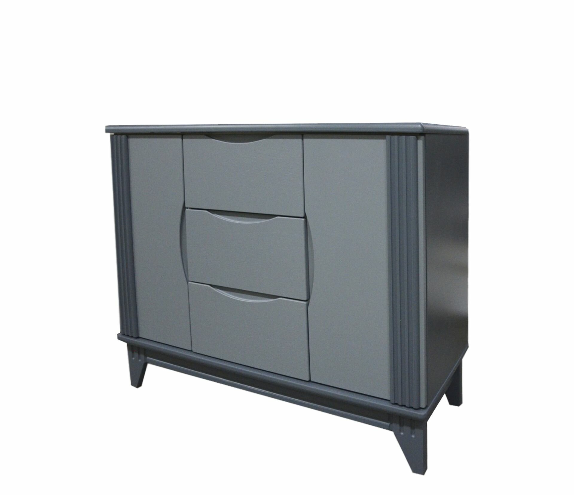 Комод Олимпия G051, цвет Серый гранит, массив