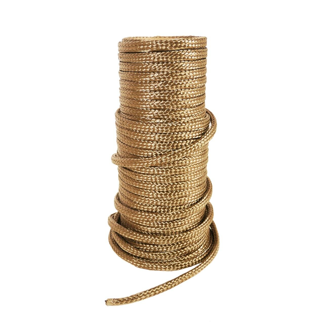 Шнур базальтовый LK, 8 мм, 25 м, огнестойкий, для печей и каминов