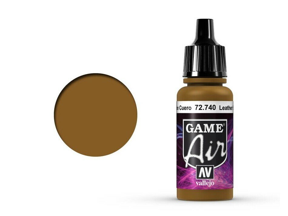 Аксессуар для Warhammer Vallejo Краска Vallejo Model Air Leather Brown 72.740
