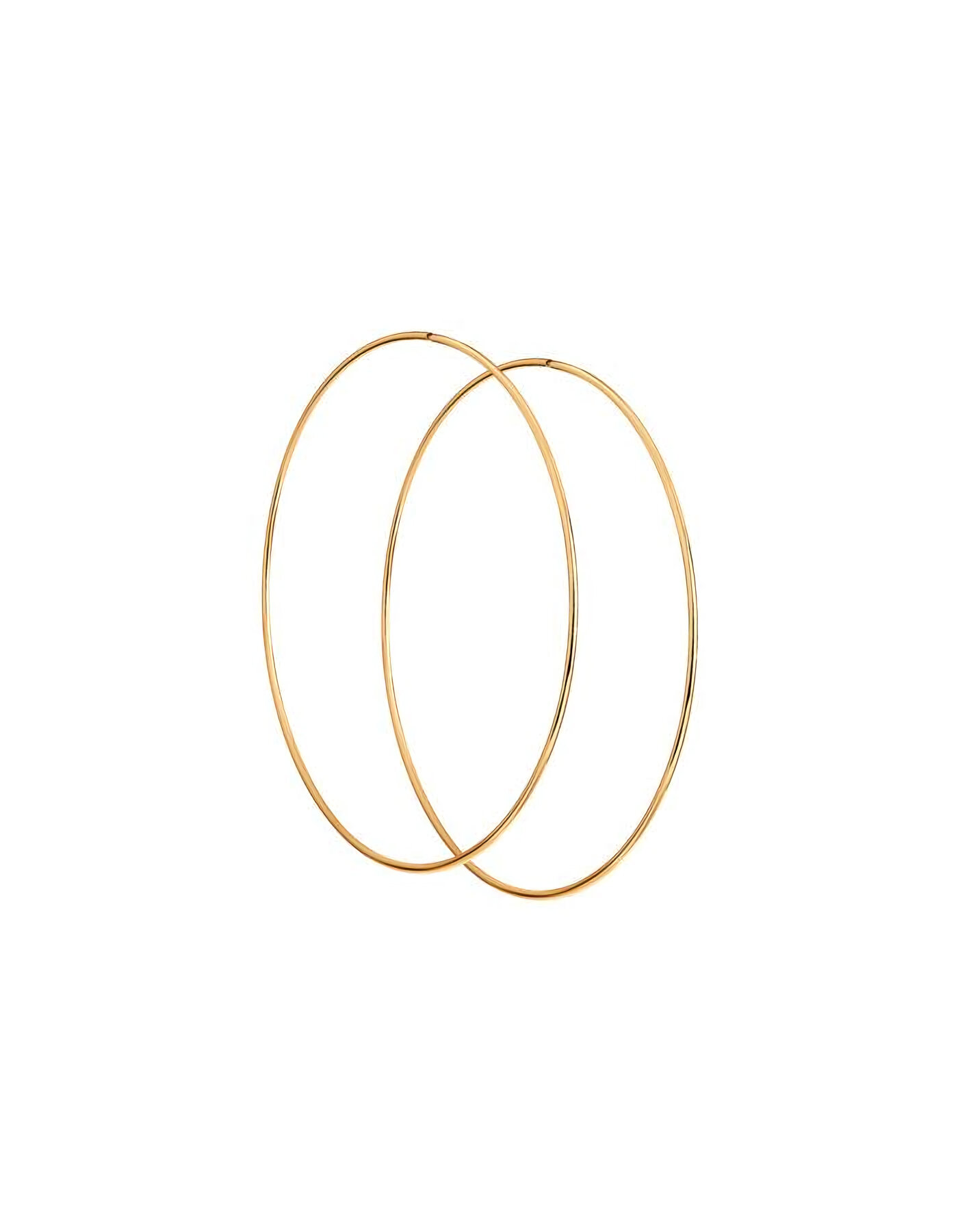 Серьги конго, серебро, 925 проба, золочение