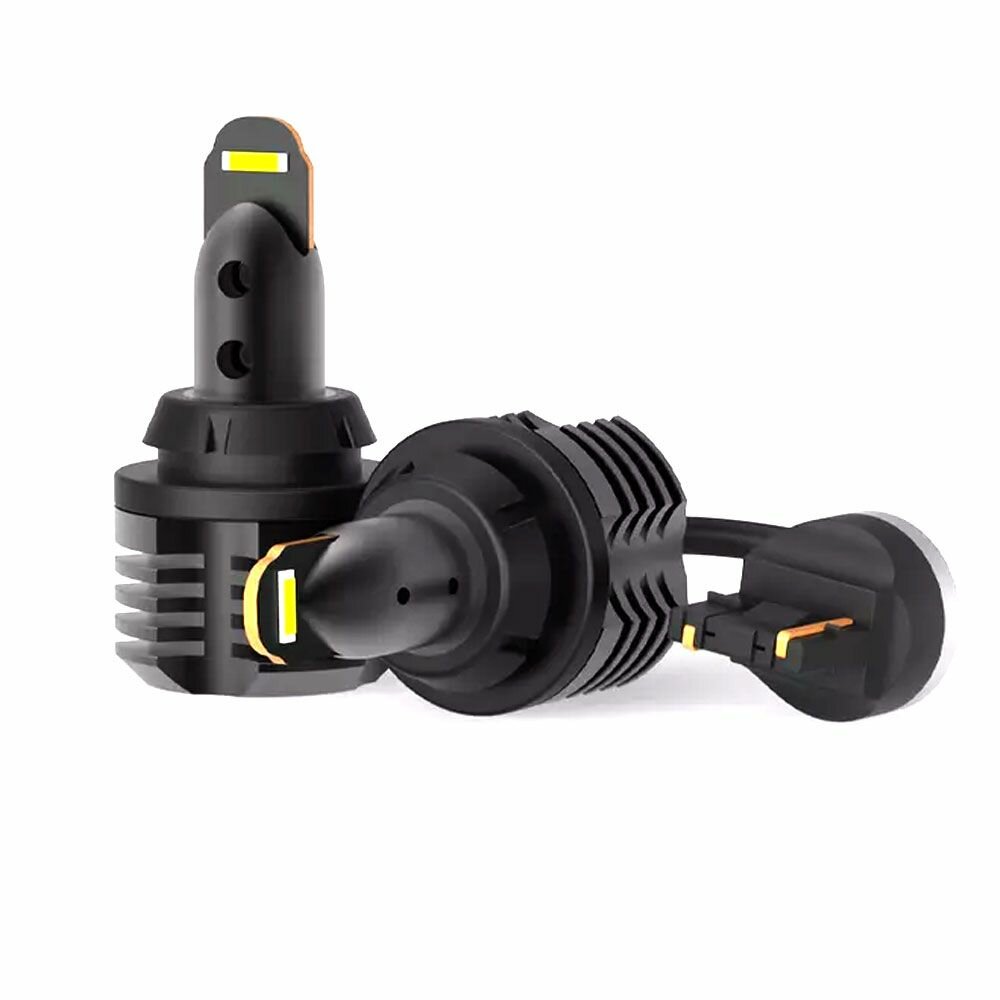 Лампы led заднего хода 2шт Black Vision 7440 T20 в автомобильные фонари белый 5000К