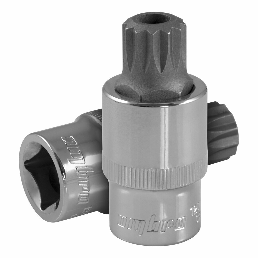 Насадка торцевая 1/2DR с вставкой-битой TAMPERPROOF SPLINE, M16H Ombra 120716T