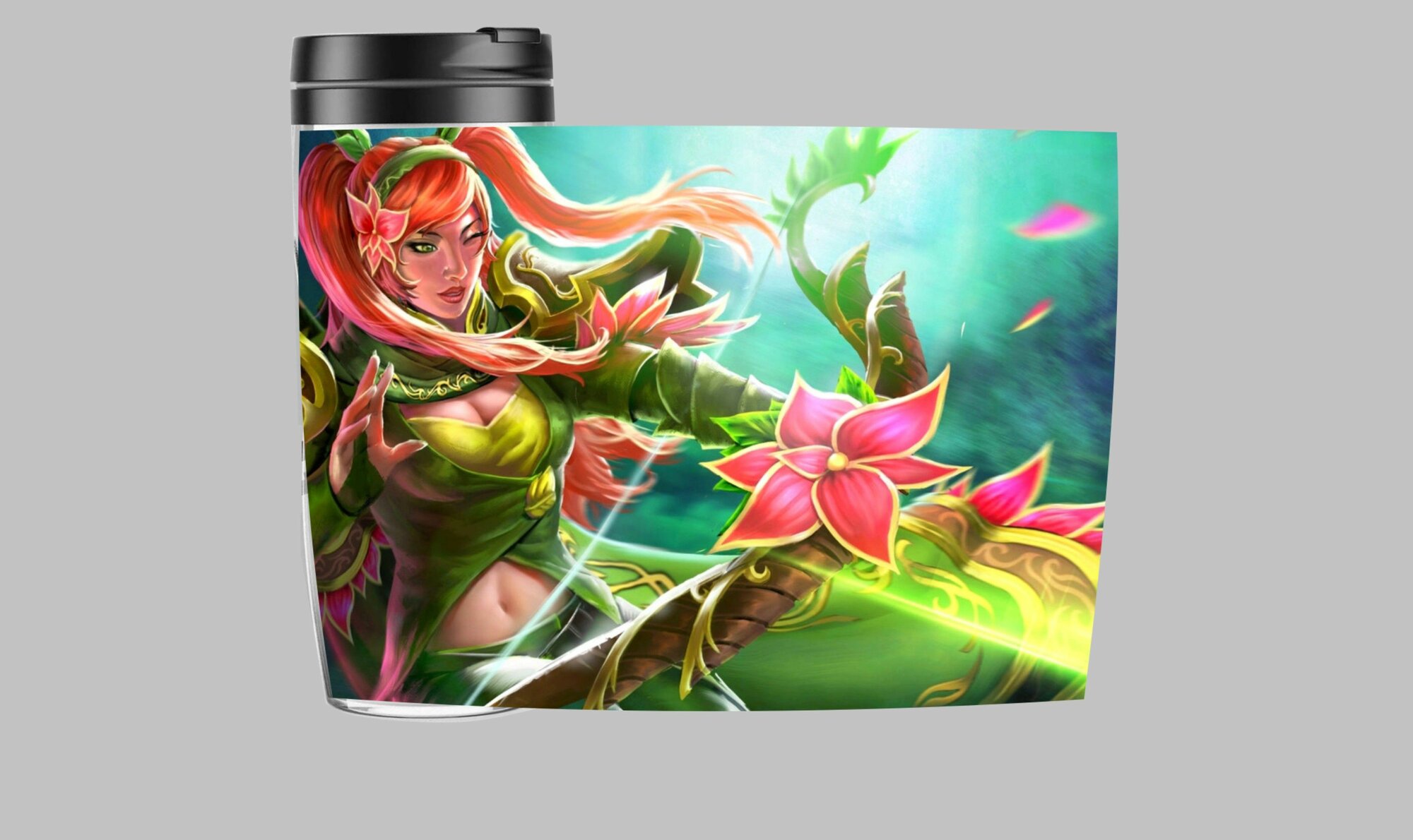 Термостакан с принтом "Дота 2"