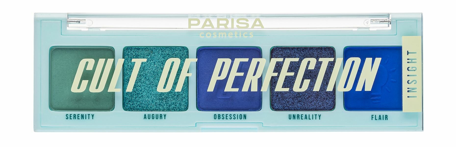 PARISA COSMETICS Набор теней для век Е-605, 4 г, 6 INSIGHT