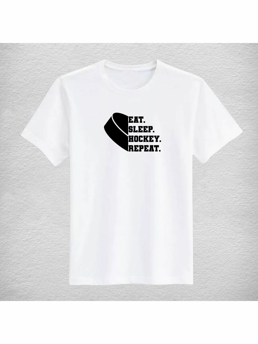 Футболка хоккей шайба