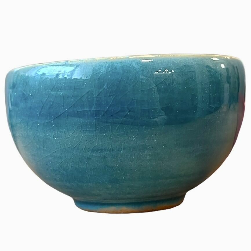 Пиала ручной работы Керумбия, лазурная, керамика