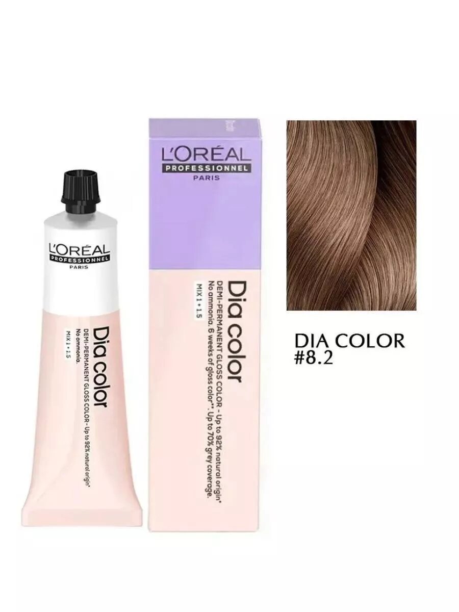 Loreal Dia Color Тон 8.2 Краска для волос без аммиака