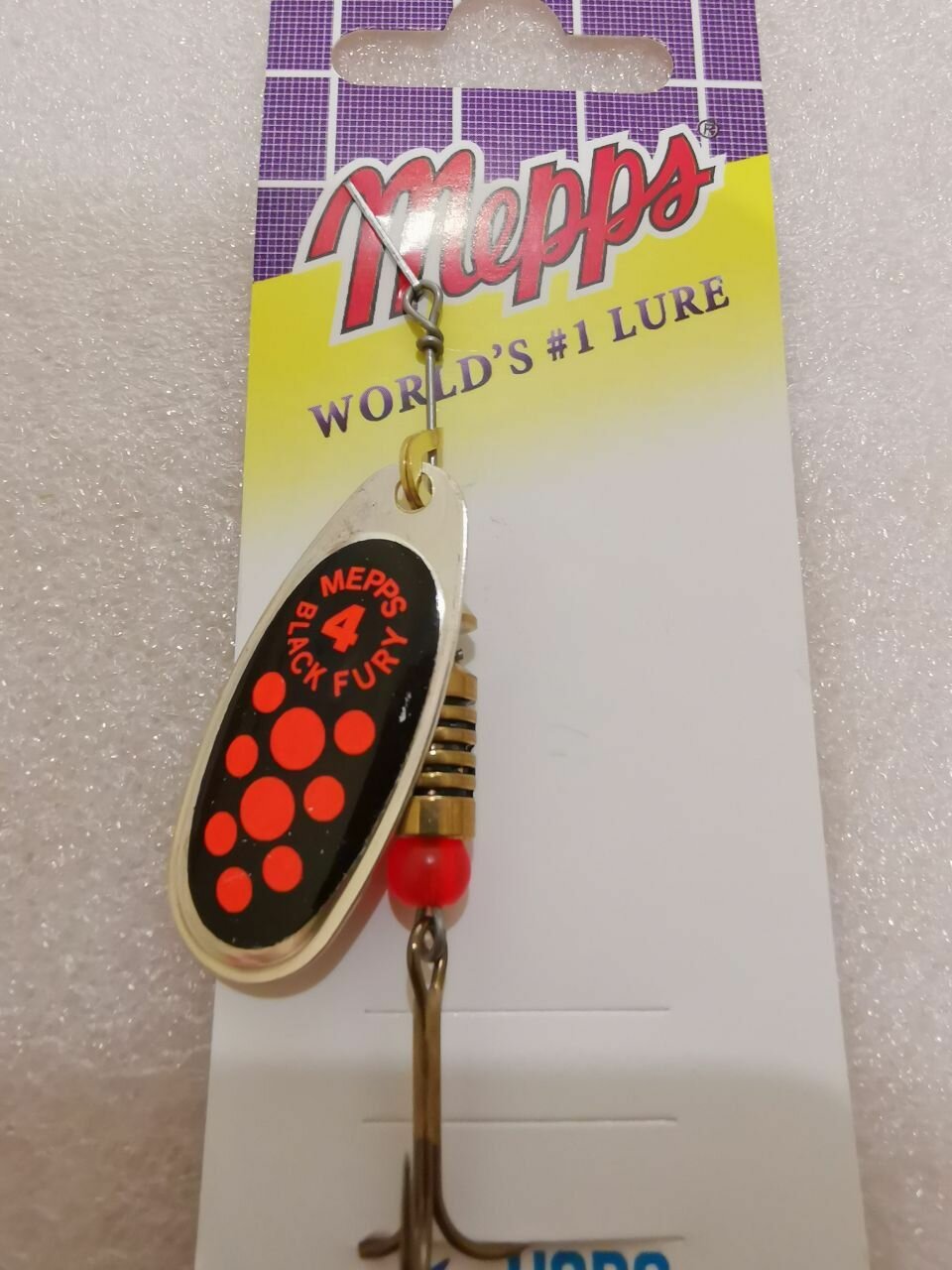 Блесна Mepps BLACK FURY ORANGE AG #4 (8г)