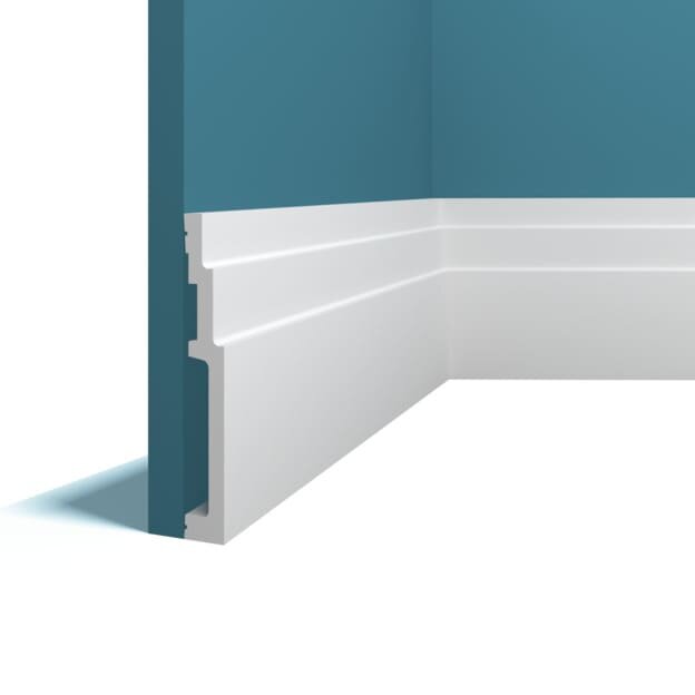 Плинтус напольный из дюрополимера P110 Перфект