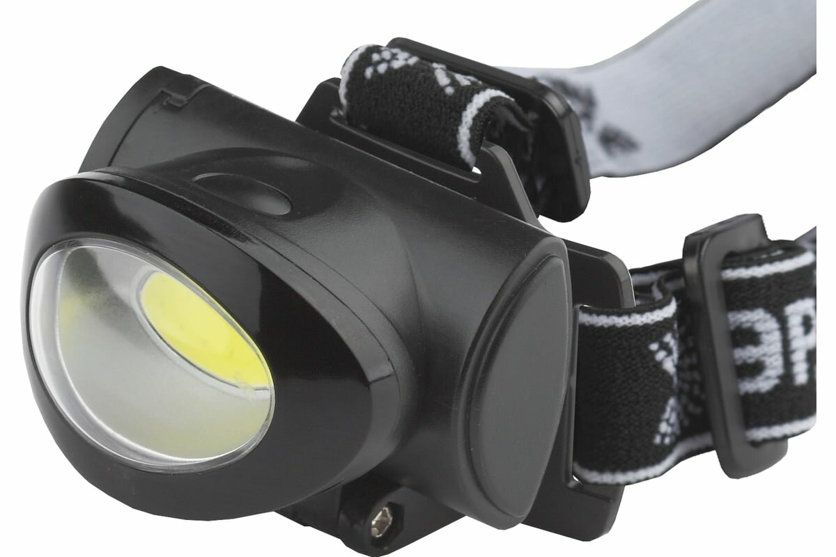 ЭРА GB-601 налобный фонарь COB 5W, 3 режима, питание 3х ААА, компактный и легкий
