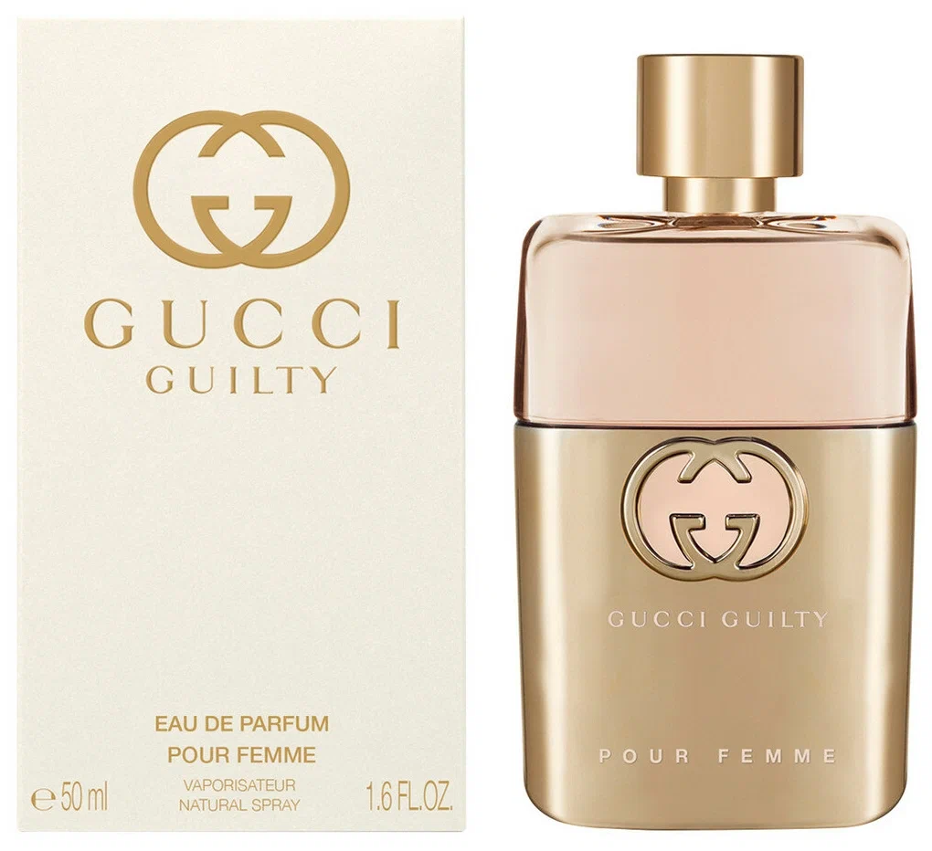 Парфюмерная вода женская GUCCI Guilty pour Femme, 50 мл. Цветочный, восточный аромат