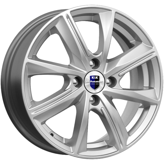 Диск K&k Арнар 6x15/4x100 D54.1 ET46 сильвер