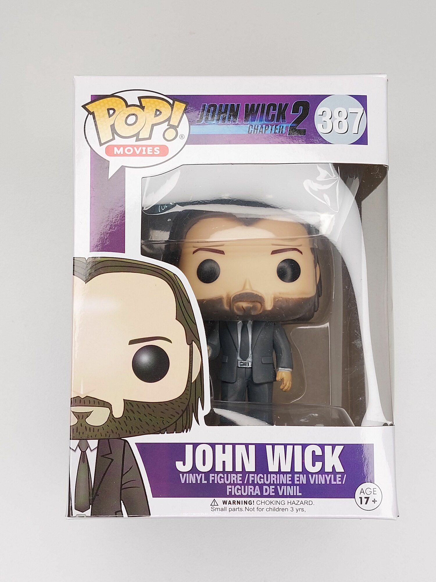 Фигурка Funko "Джон Уик", с пистолетом, винил, коллекционная 387