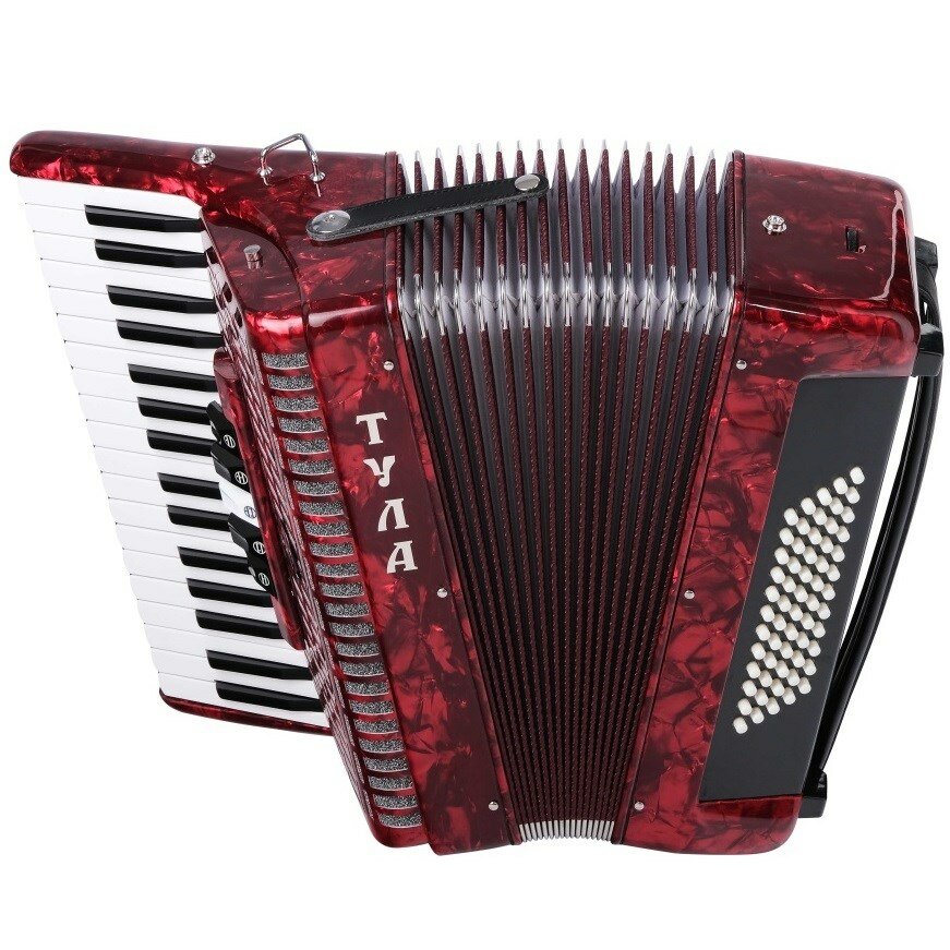 Аккордеон "Тула" A-6-RD, 34х60-III-5, Тульская Гармонь