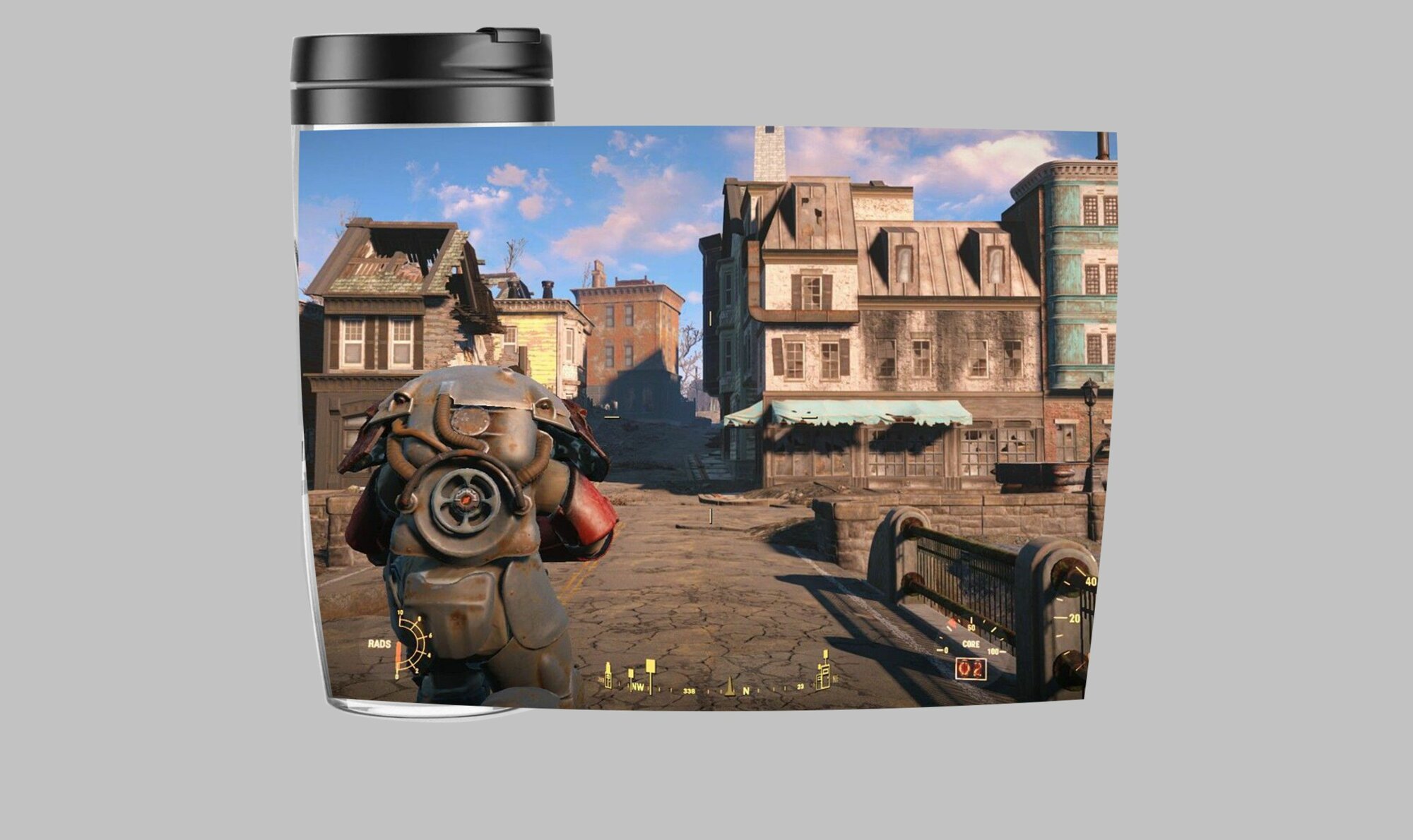 Термостакан с принтом "Fallout", Фоллаут