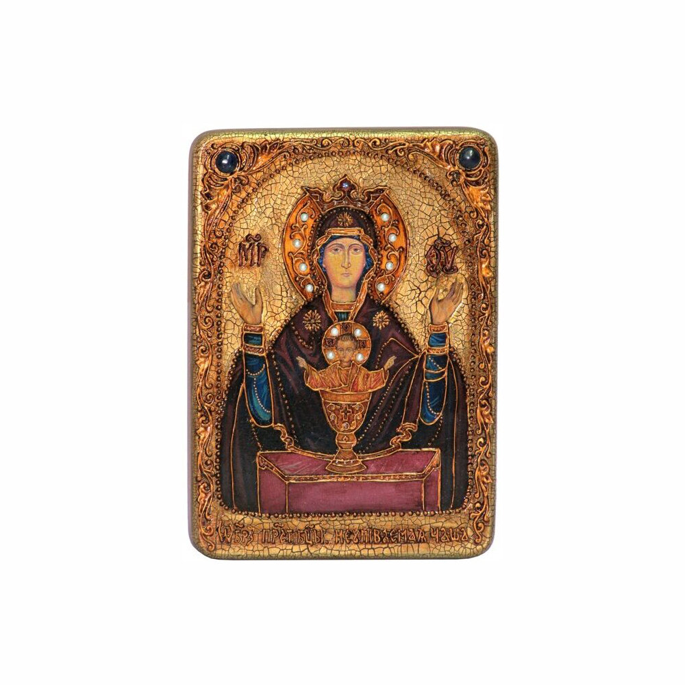Икона аналойная Божией матери Неупиваемая чаша 21*29 см 999-RTI-626-2m