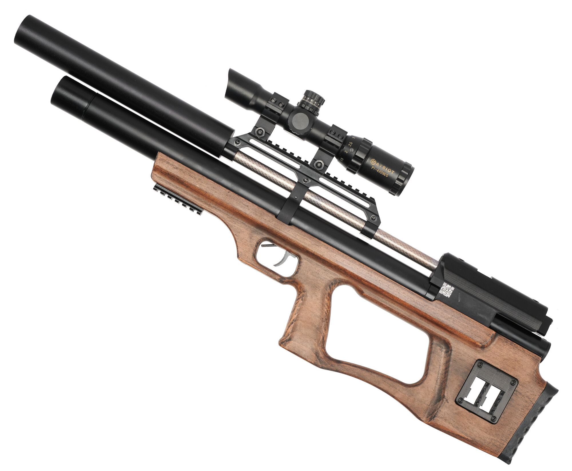 Пневматическая винтовка Krugergun Снайпер 6.35 мм Bullpup (500 мм, прямоток, дерево, резервуар 510)