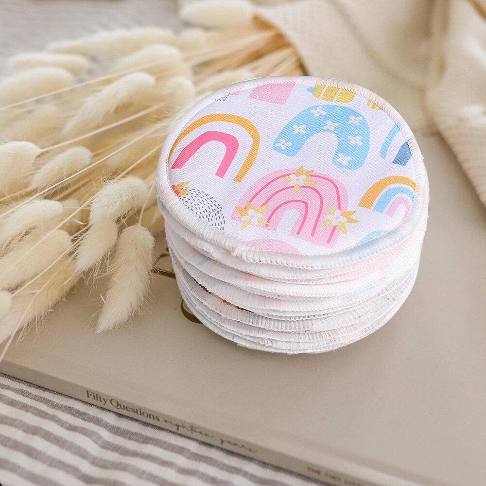 10 штук/набор в наличии, радужные послеродовые вкладыши для кормления для матерей, моющиеся, антипротекающие