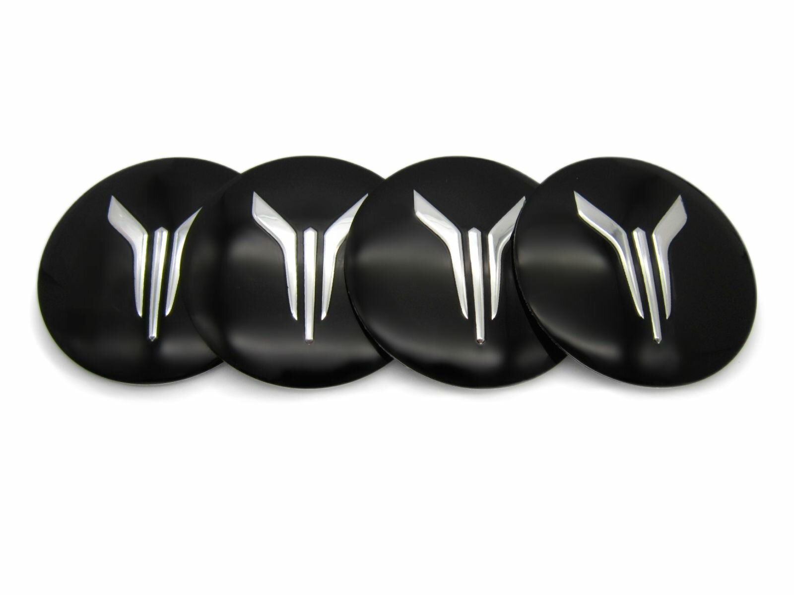 Наклейки на колесные диски VOYAH black D-60 mm