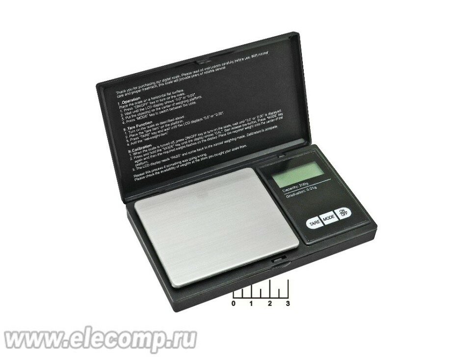 Весы электронные 200g/0.01g Professional-mini
