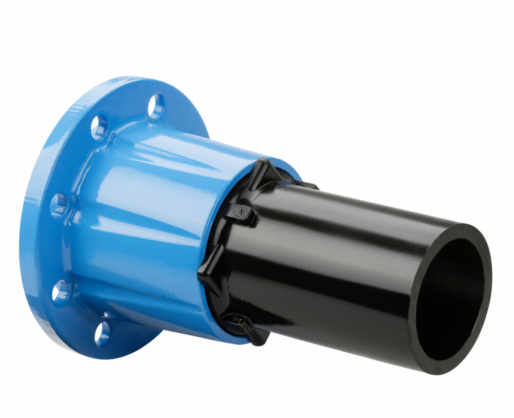 Фланец Hawle с полиэтиленовым патрубком 80-90