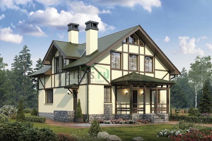 Проект дома Plans-57-12 (144 кв. м, газобетон)