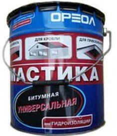 Мастика битумная гидроизоляционная Ореол 20 л