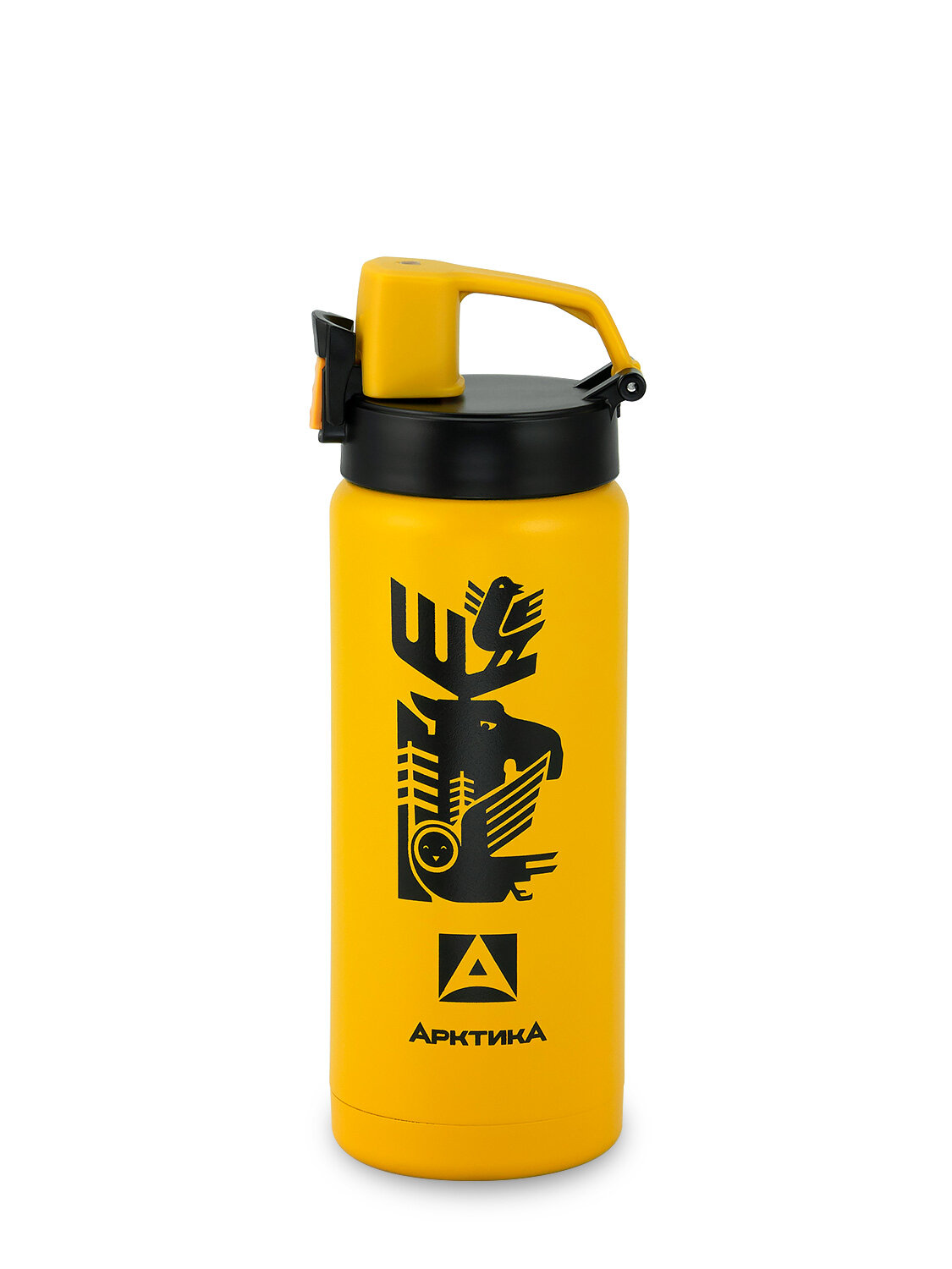 Термос (термокружка) Арктика 0.5л желтый 702-500 Лось