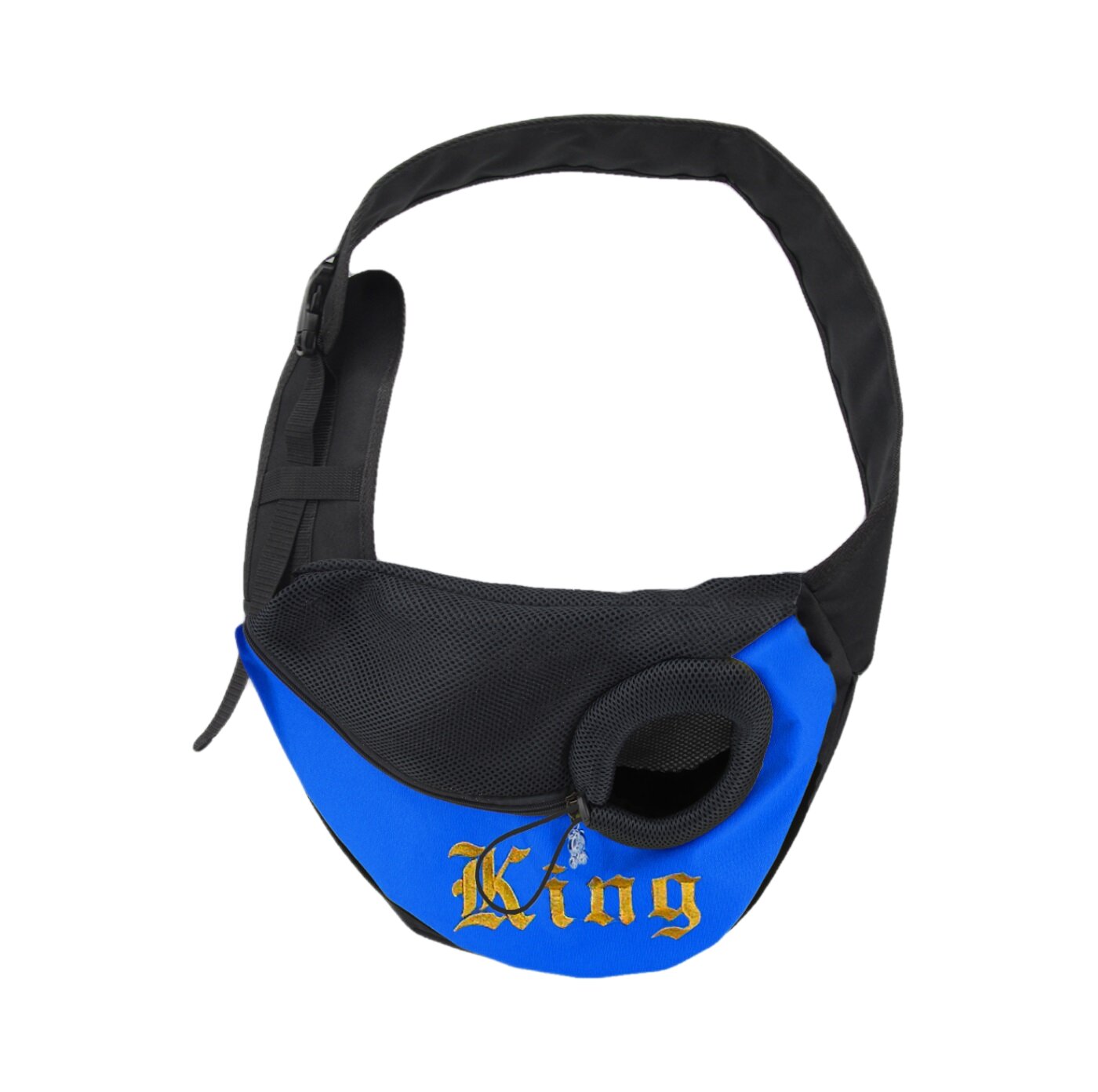 Слинг для животных Melenni Стандарт King S синий/черная сетка, 40x25x11, см; Вес: 310 гр.