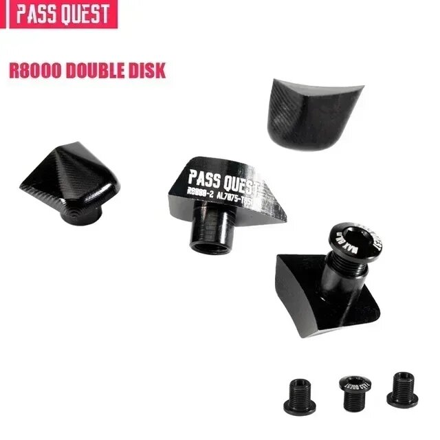 PASS QUEST Передняя звезда 110bcd черная алюминий 11-12 скорости R8000 Double Disk