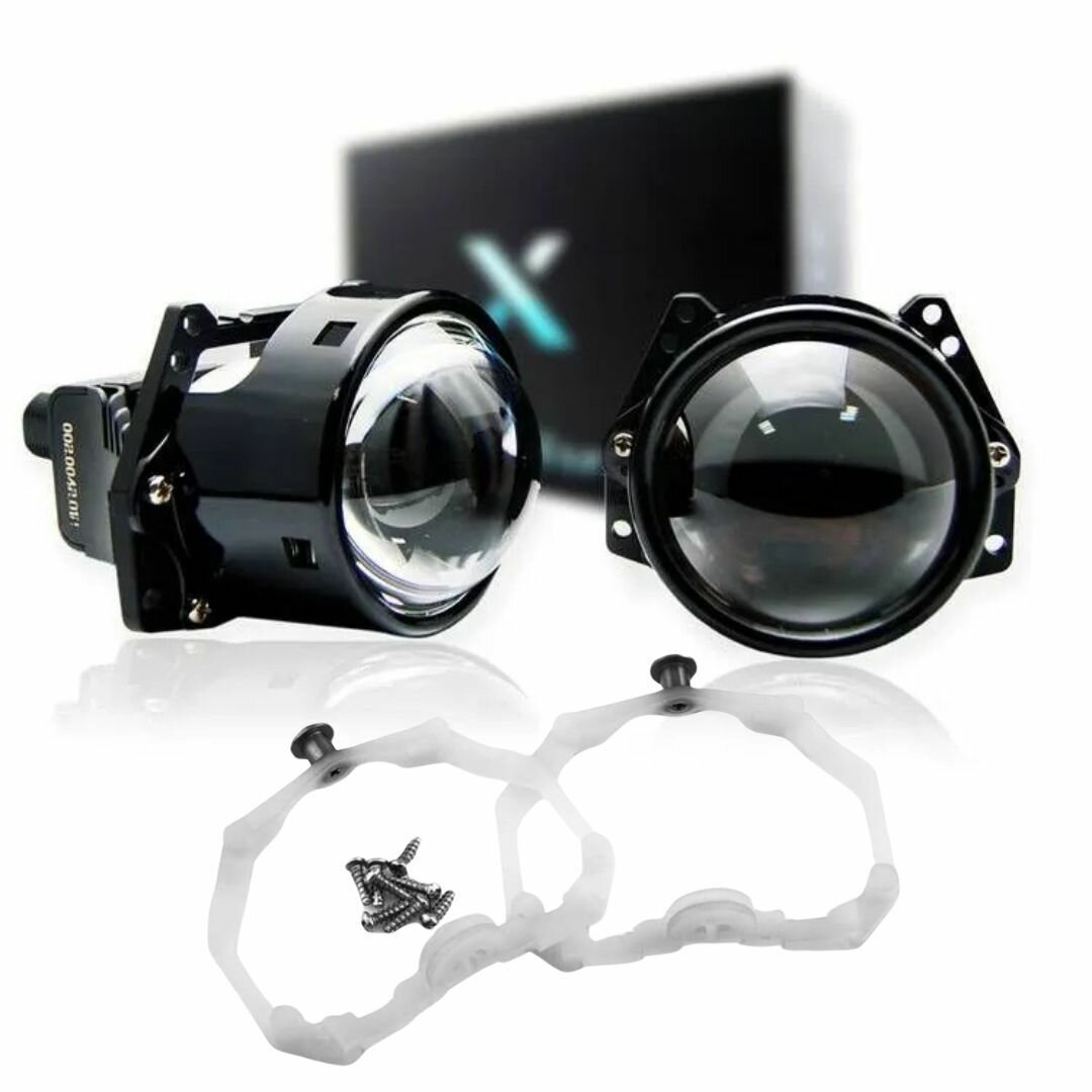 Комплект BI-led Land Rover Discovery 4 2009-2016 c AFS (Biled 3.0 + рамки) - YH3 5000к