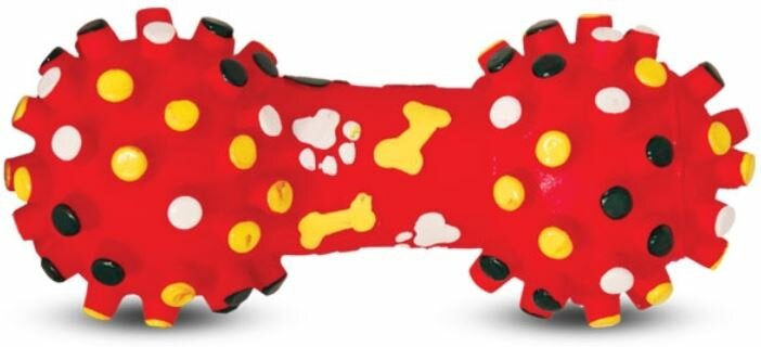 Triol Гантель "Мина" с лапками и косточками 16,5 см, винил (712005)