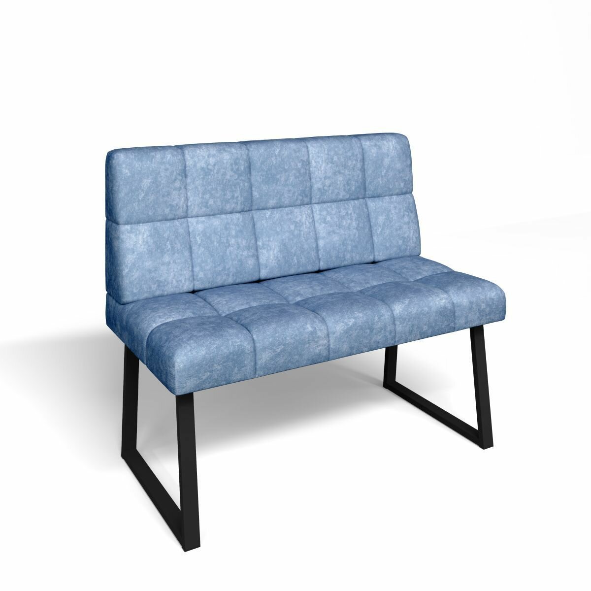 Кухонный диван реал МД 1100 (ноги "черный муар") велюр Лагуна (Бител)