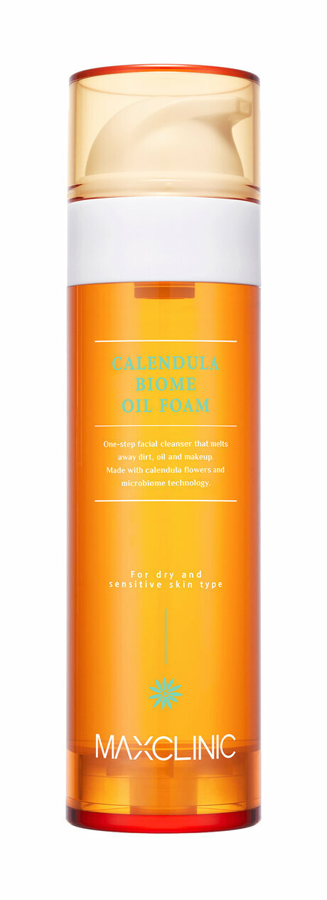 Maxclinic Calendula Biome Oil Foam Гидрофильное масло-пенка для умывания с экстрактом календулы 100мл