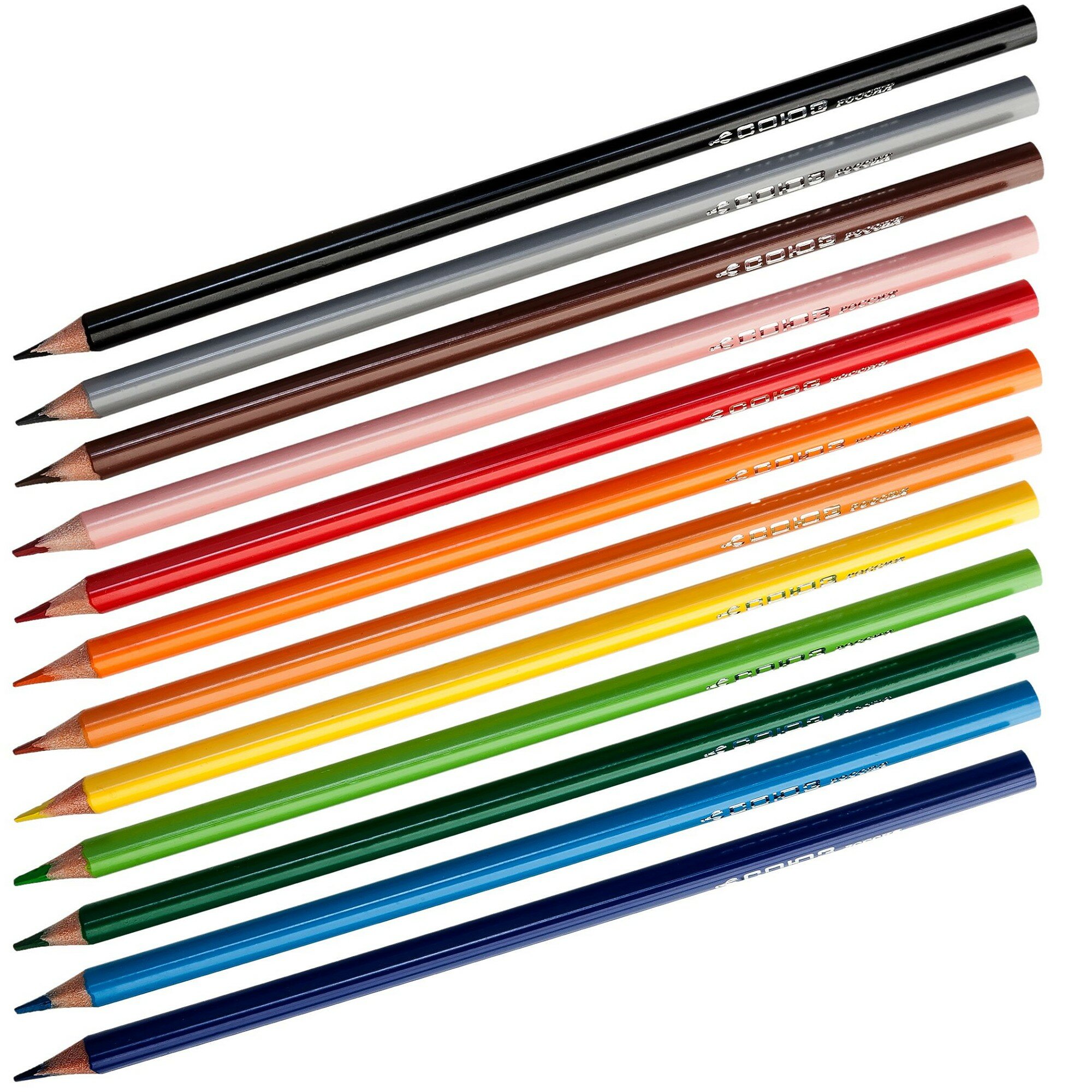 Карандаши цветные С. О. Ю. З 18 шт.