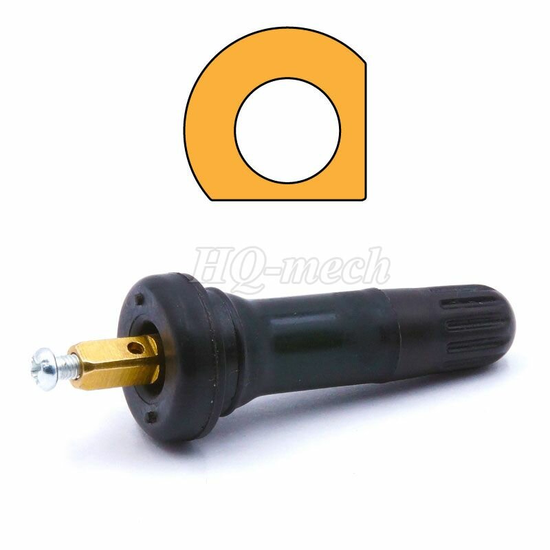 Вентиль TPMS-TR413-3/4 для бескамерных шин (4 шт), для датчика давления, EPDM