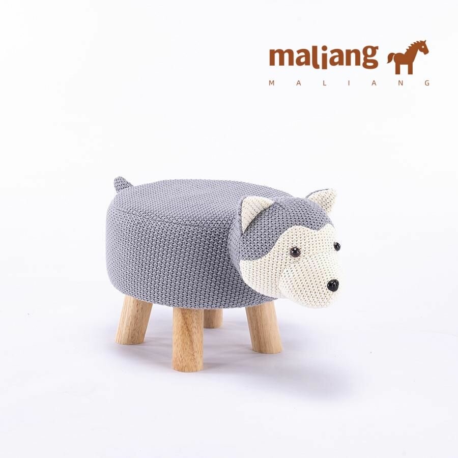 MaLiang, Пуф-животное барашек 40 x 23 x 28 см, светло-серый