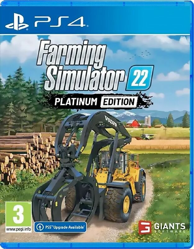 Игра Farming Simulator 22. Platinum Edition (русские субтитры) для PS4