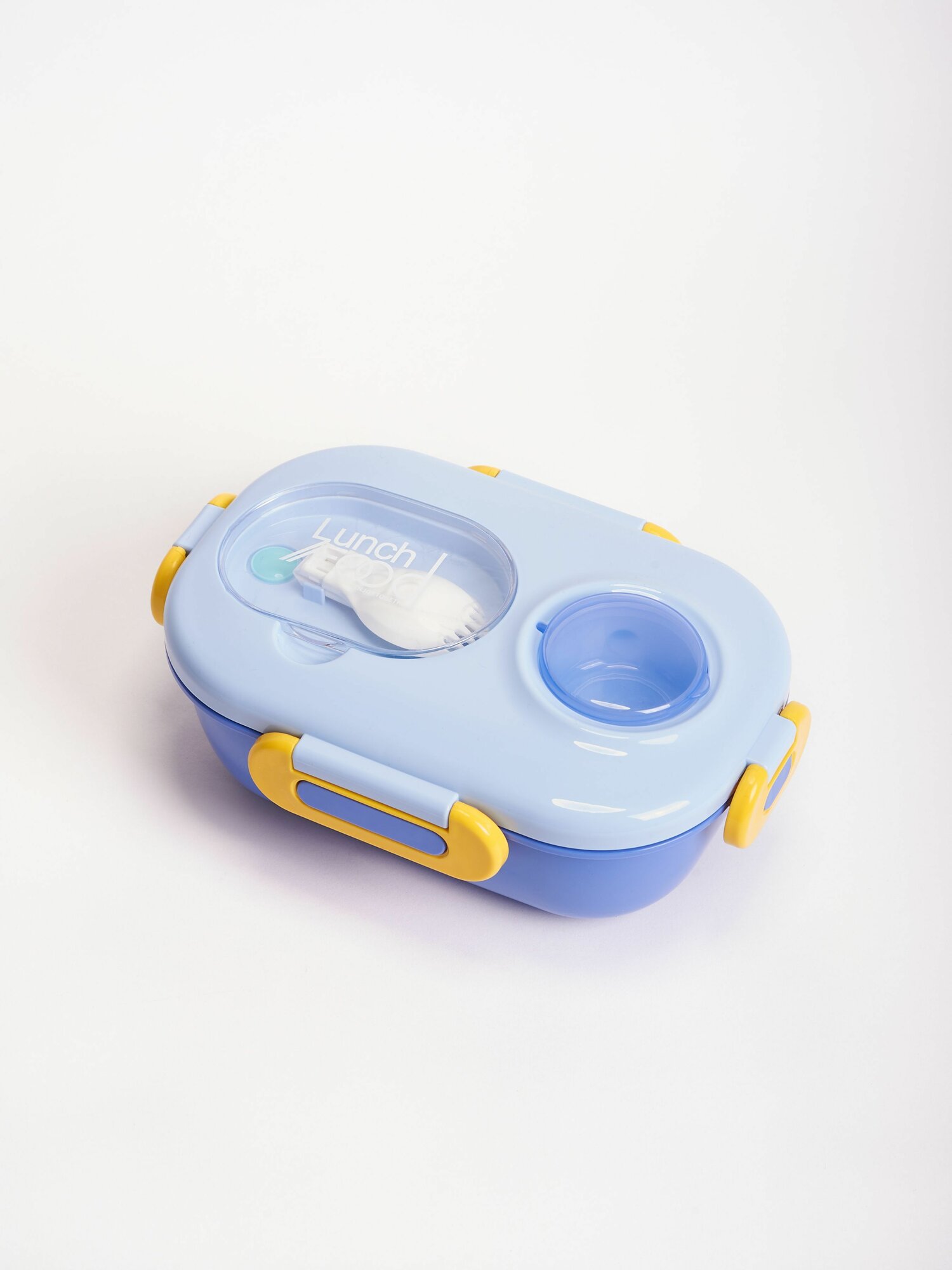 Ланч бокс детский "Lunch Food" пластиковый 0.7 L, Синий