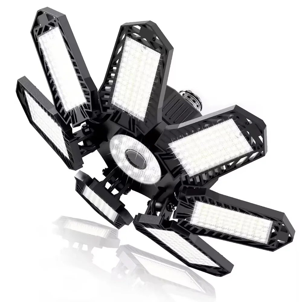 Светодиодный светильник для гаража Ввинчивающая лампа E27 Подходит для потолочного освещения склада и мастерских Светильники