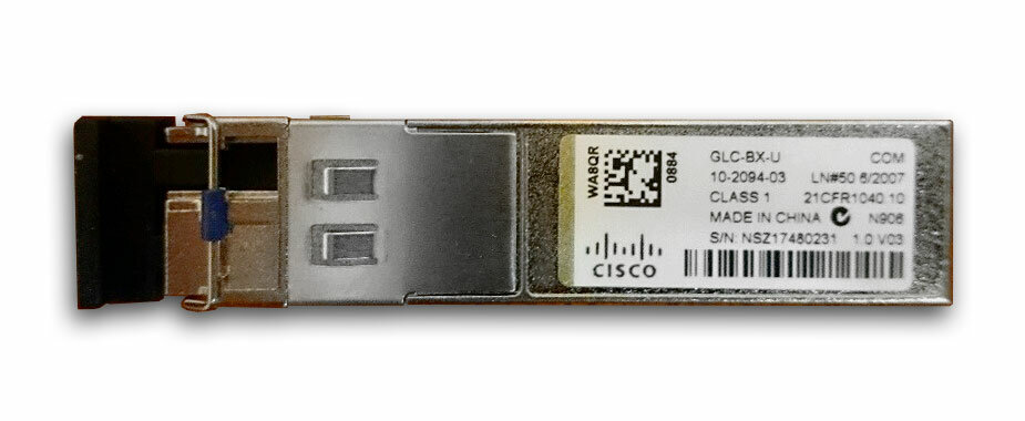 Трансивер Cisco 1000BASE-BX-U SFP 1310nm 1,25Gbps 10km GLC-BX-U=