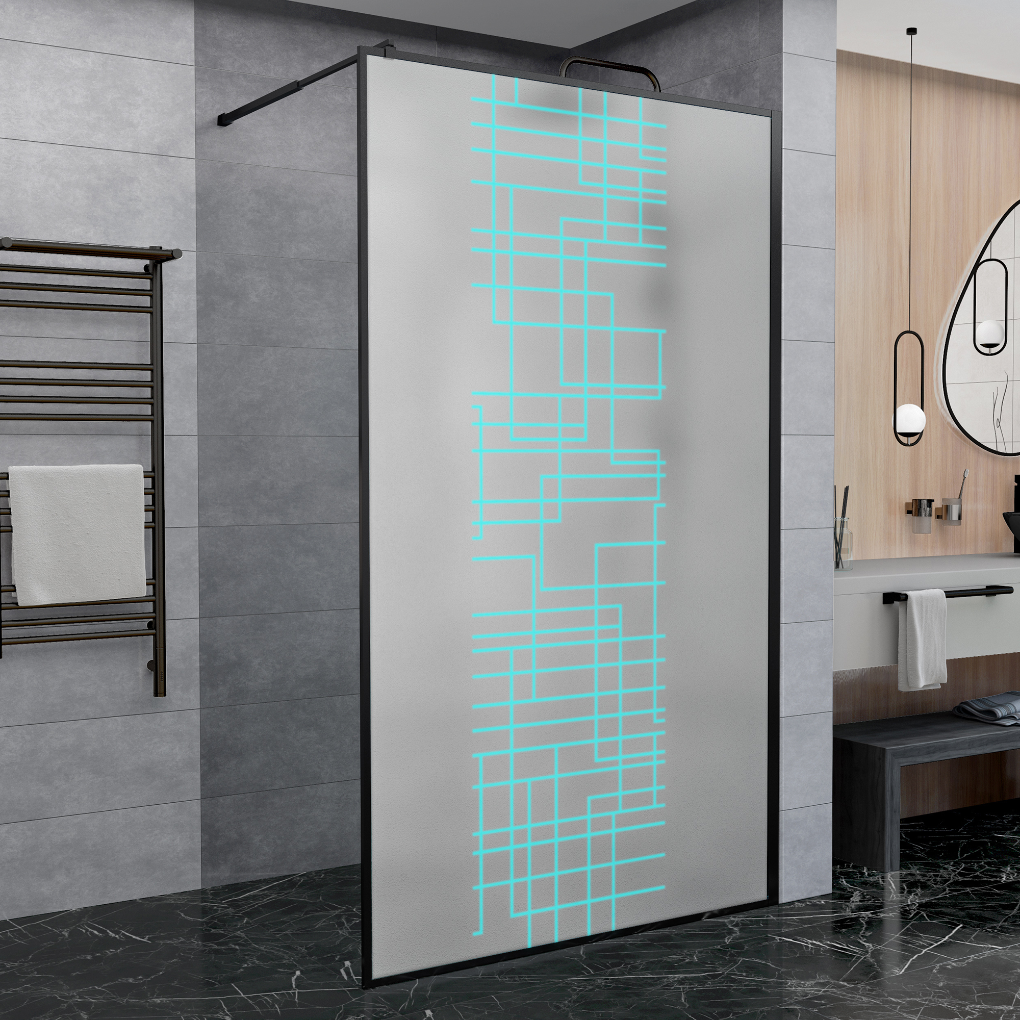 Душевой уголок DETO LB120MT