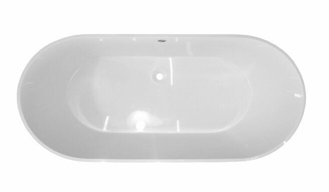 Ванна из литьевого мрамора Богема SOFIA 168x79 VSO168785M белая матовая