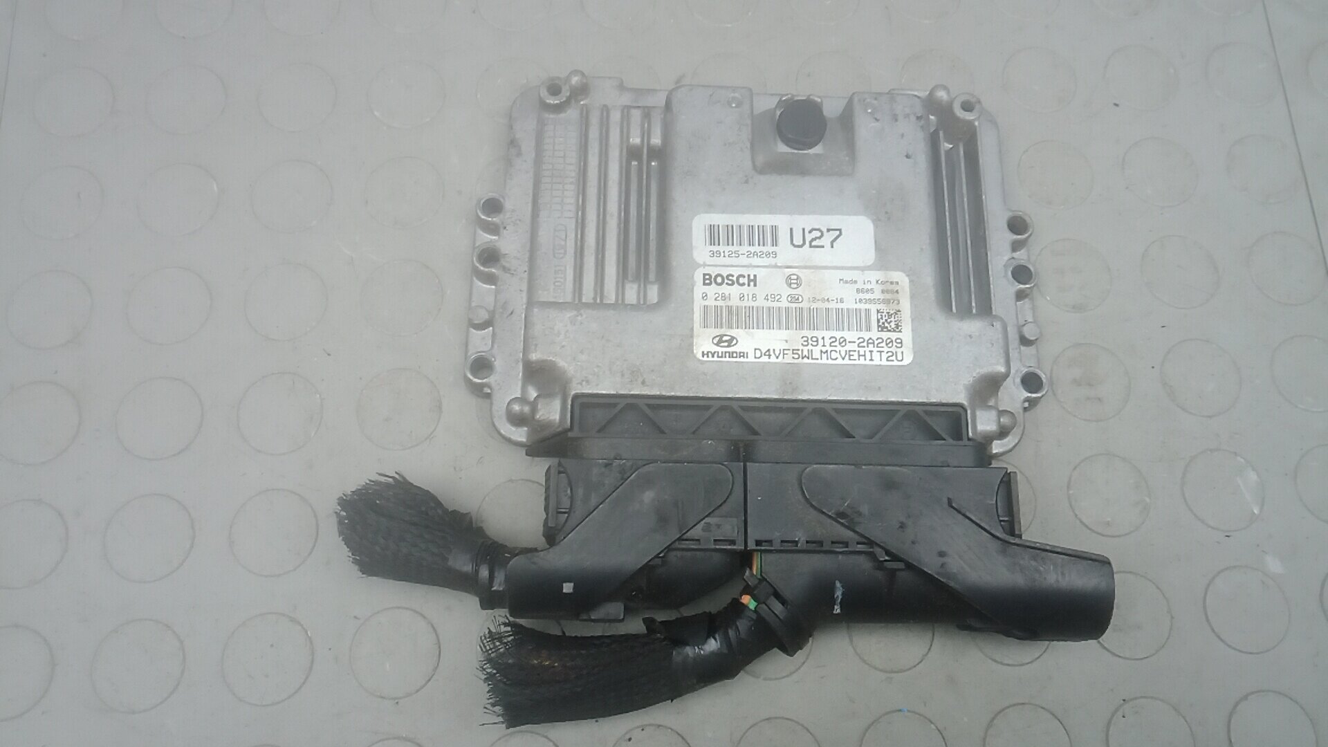 Блок управления двс HYUNDAI I40, Номер 0281018492
