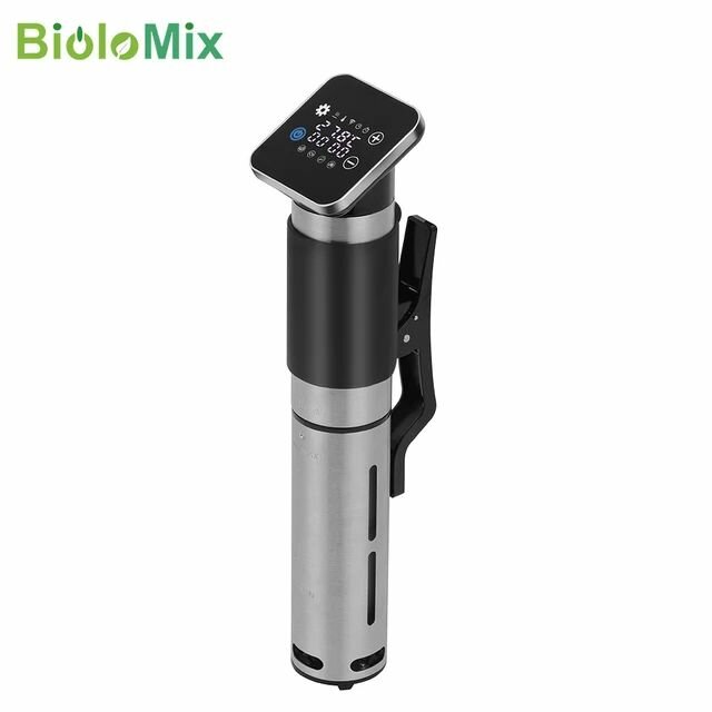 Кухонная посуда Biolumix пятого поколения из нержавеющей стали, Wi-Fi, Sous Vide, IPX7, водонепроницаемая, с циркуляцией горячего погружения, интеллектуальное управление приложениями