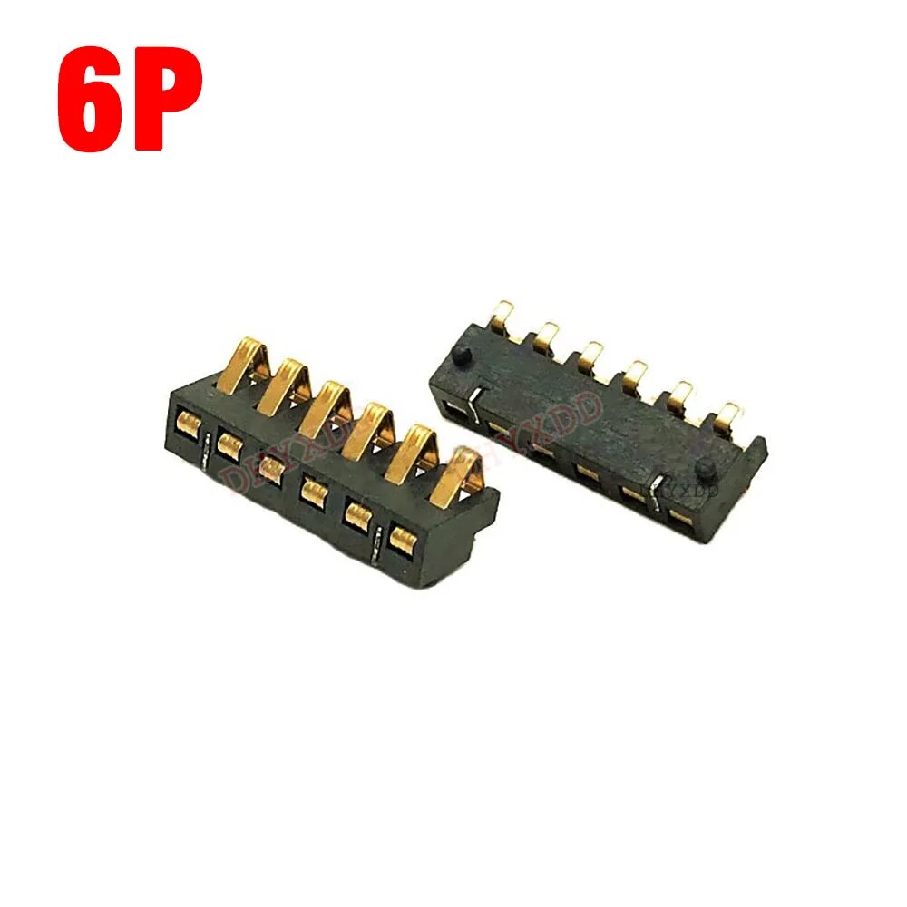 Батарейный разъем WCLDDCH Battery Base 2.54 Pitch, 10 шт. 6P