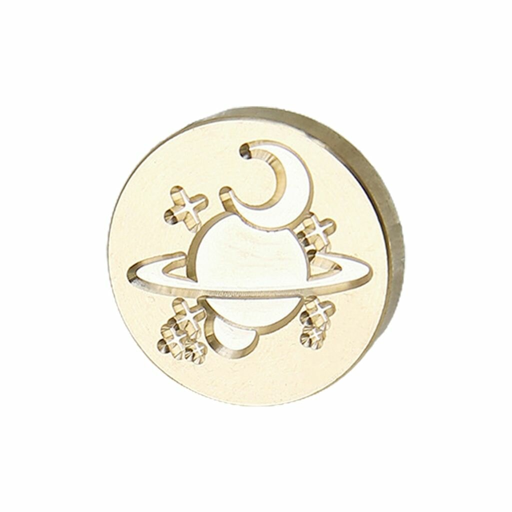 Штамп для воска 25мм Луна и звезды
