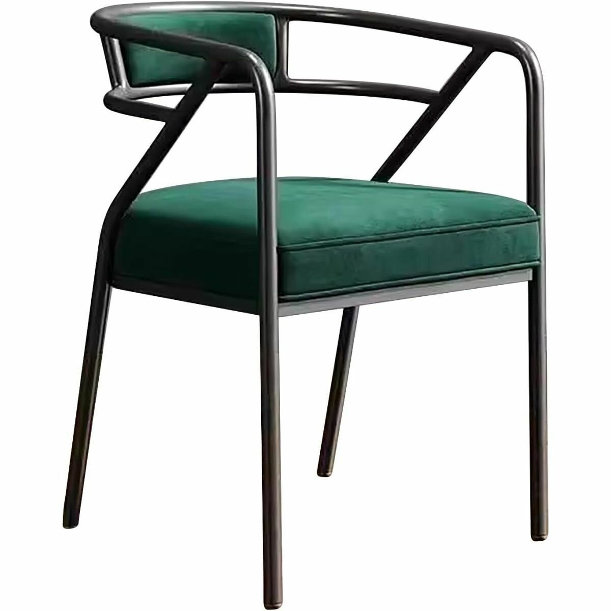 Кресло, стул с железной спинкой для отдыха