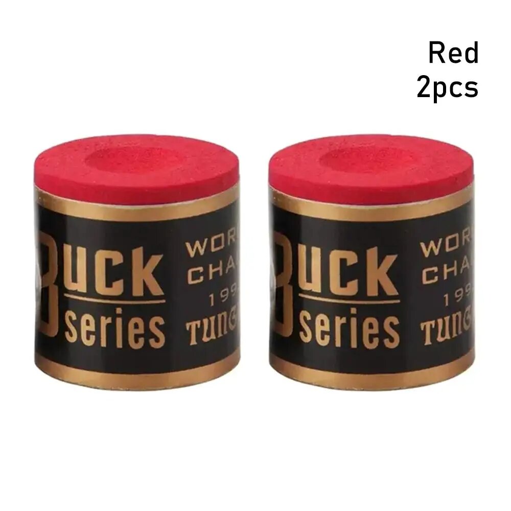 Нескользящий бильярдный мел, набор из 2 штук, синий, зеленый, красный Красный, red